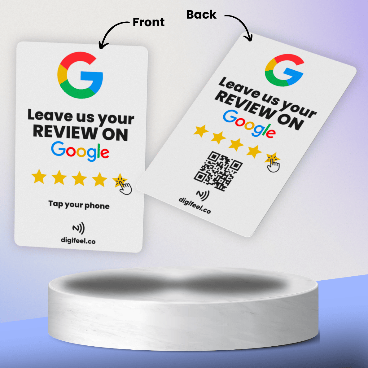Google Review Cards – Digifeel