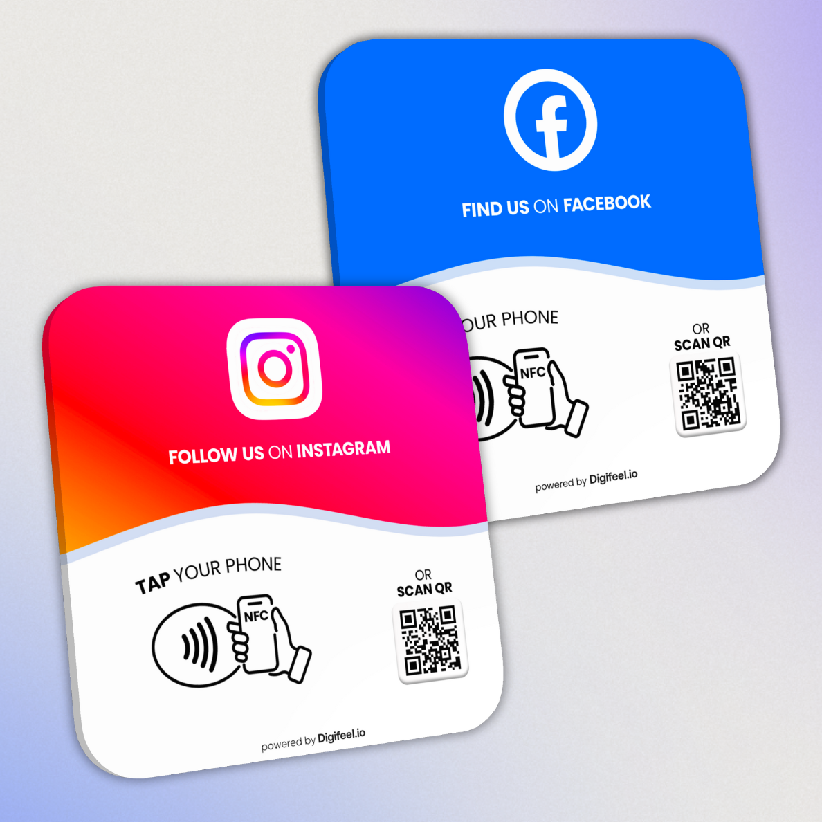 Pack : Instagram + Facebook Plates – Digifeel