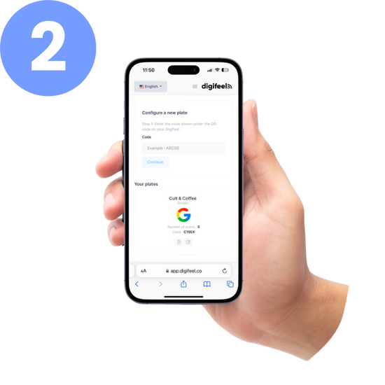 Google Reviews - Plate – Digifeel